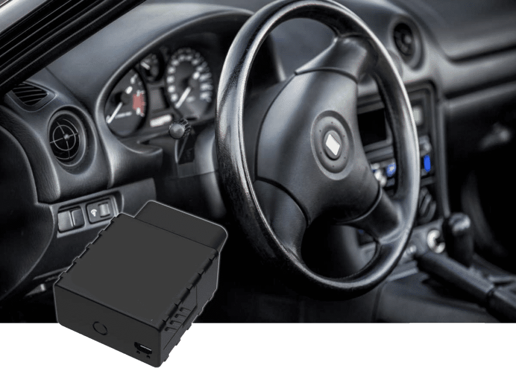 OBD2 GPS tracker as plug-in digital logbook - GPS.at